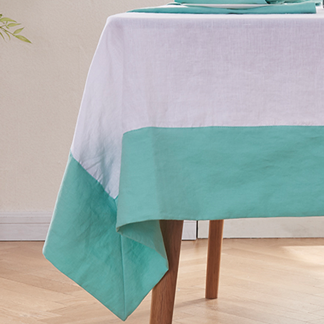 Tablecloth | Contrasting border Linen Tablecloths for all occasions