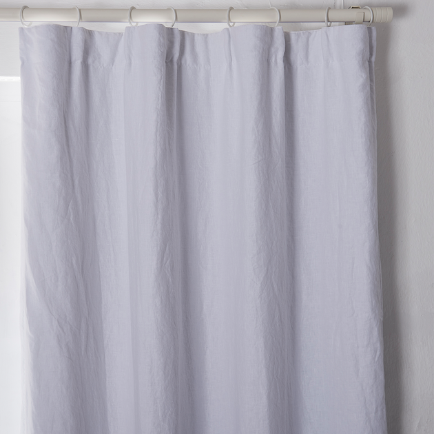 Custom made Linen Window Drape with Cotton Lining | Bespoke Curtain